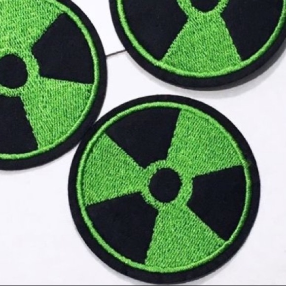 Accessories | New Green Nuclear Logo Iron On Patches 3pack | Poshmark